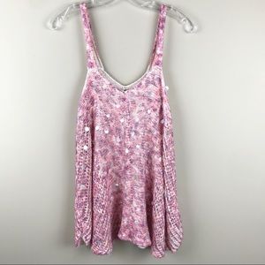 Free People | Tops | Free People Knit Embellished Sweater Tank Nwt ...